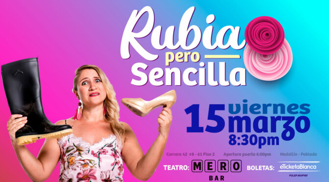 VICKY BERRIO: RUBIA PERO SENCILLA EN MERO BAR | eTicketaBlanca.com